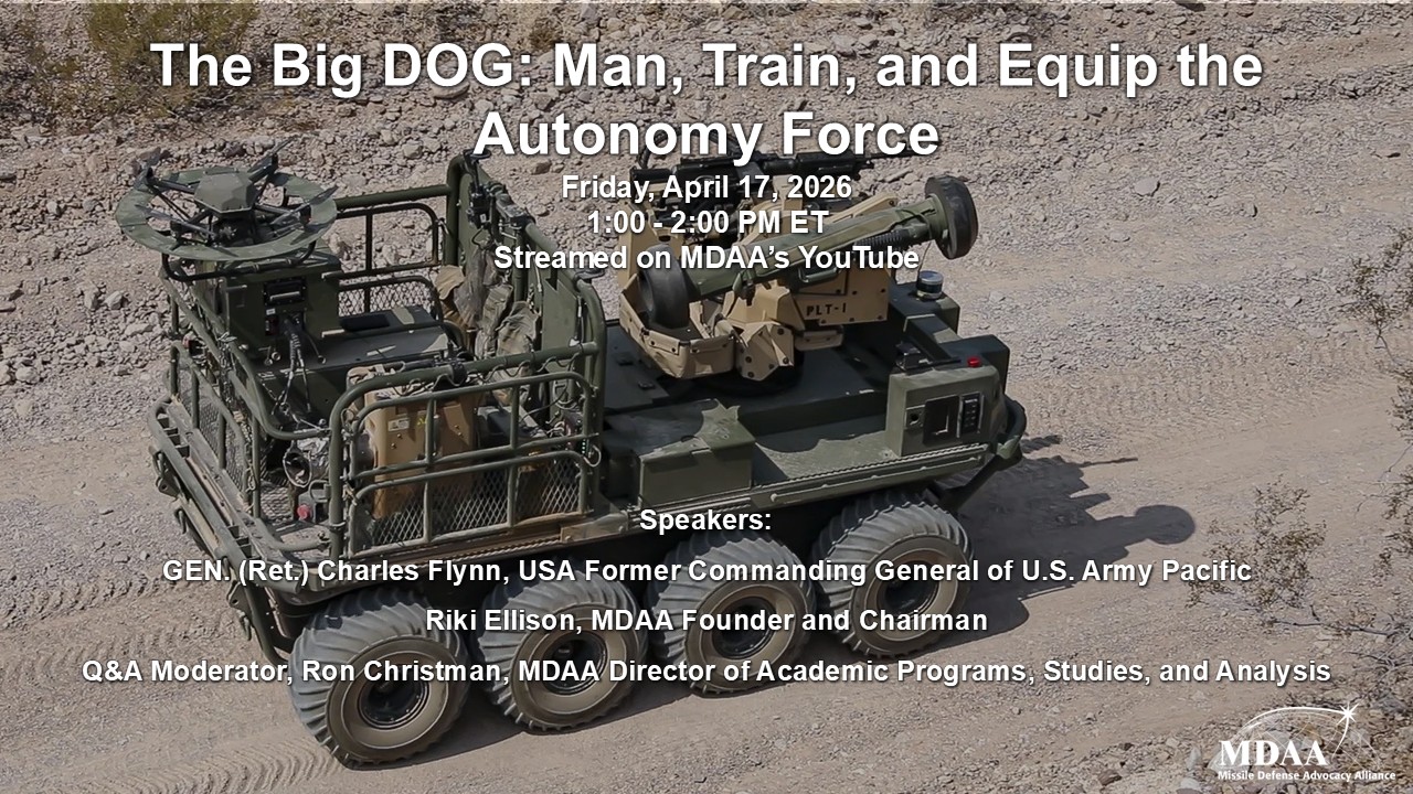 Upcoming Virtual CRT: The Big DOG: Man, Train, Equip the Autonomy Force ...